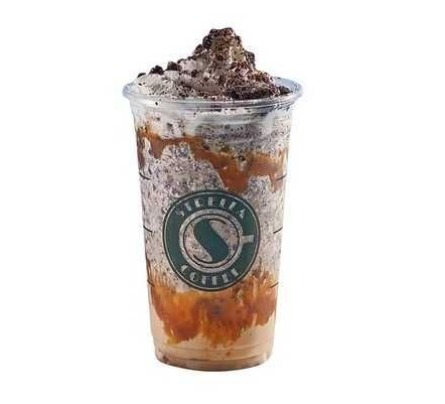 Non-Coffe Caramel Oreo Frappe – Strella Coffee